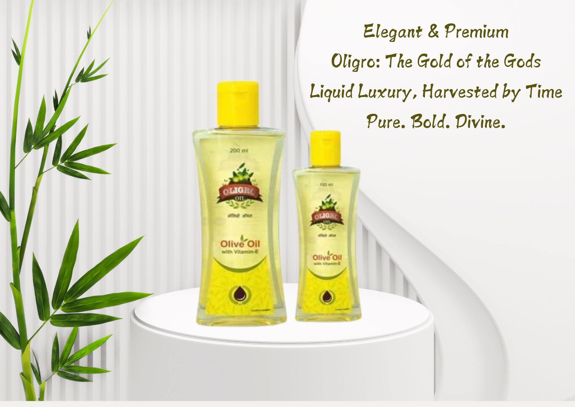 Oligro Olive Oil with Vitamin-E for Smooth and Moisturized Skin 100ml ...