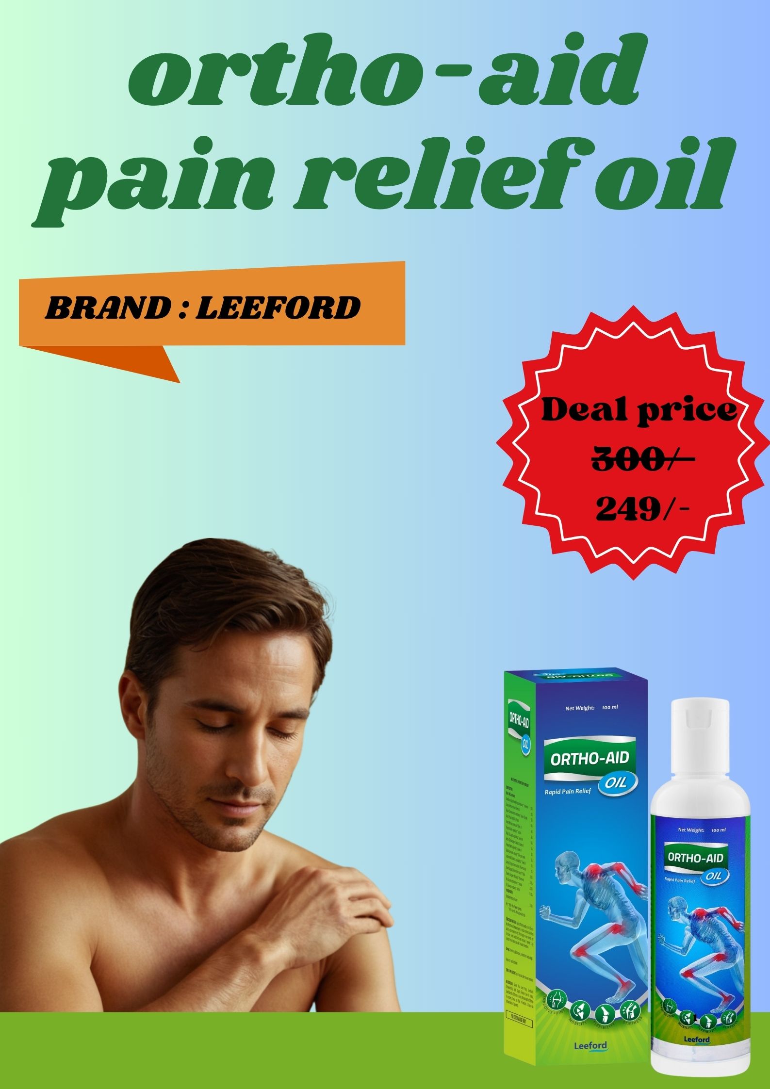 Ortho Pain Relief Oil - 100ml - Tazi Deals